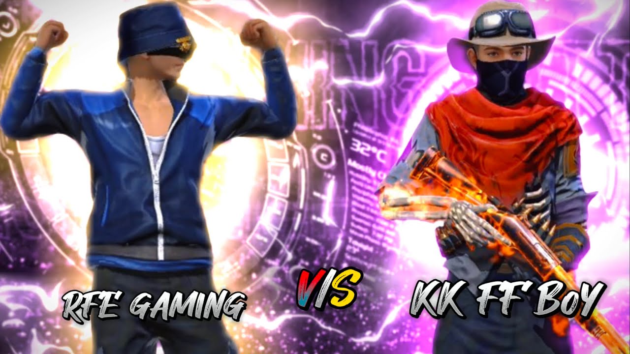 @RFE GAMING VS @KK FF BOY ☠️ | LION VS LIVE || LEGEND VS LEGEND 😱 ...