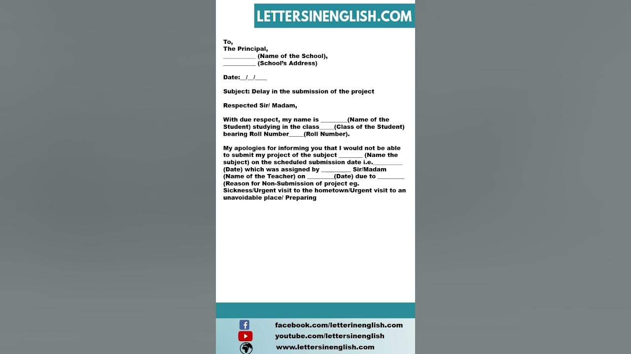Apology Letter For Late Submission Of Project YouTube apology-letter-for-late-submission-of-project-youtube