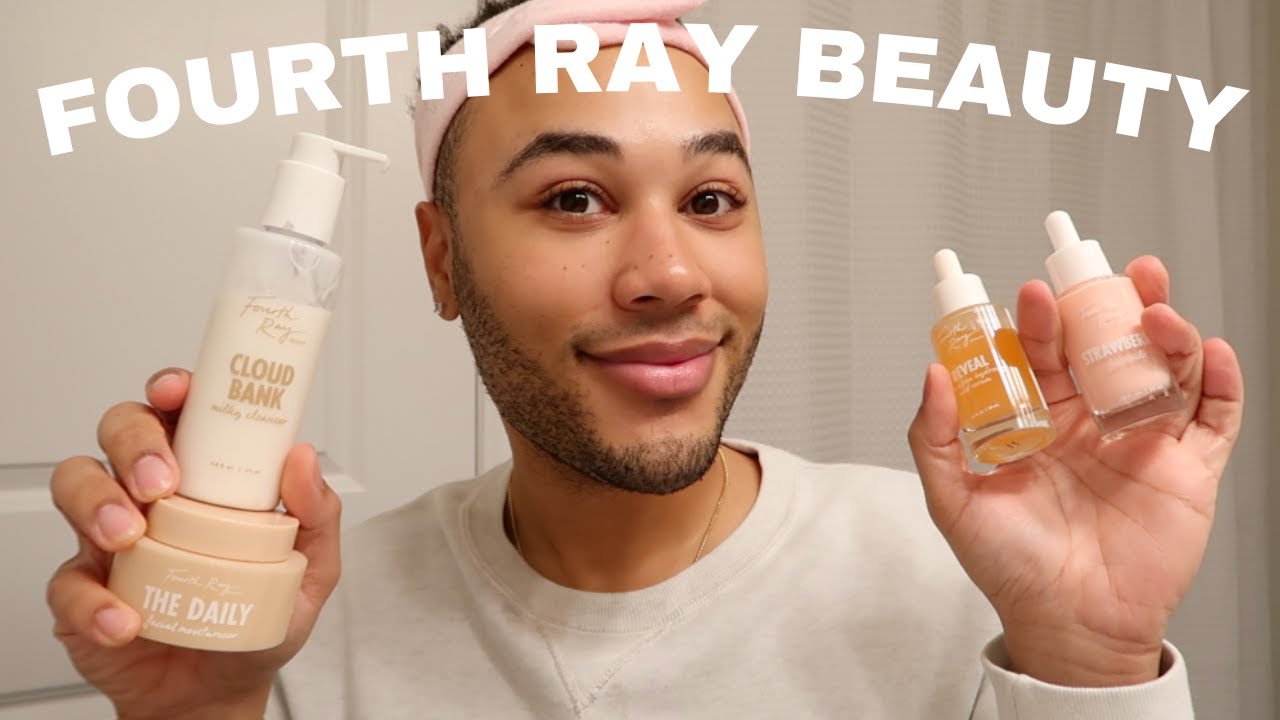 DOING MY SKINCARE ROUTINE USING FOURTH RAY BEAUTY - YouTube