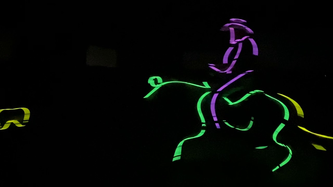 Glow Stick Cutting with Casey Crouch Cutting Horses - YouTube