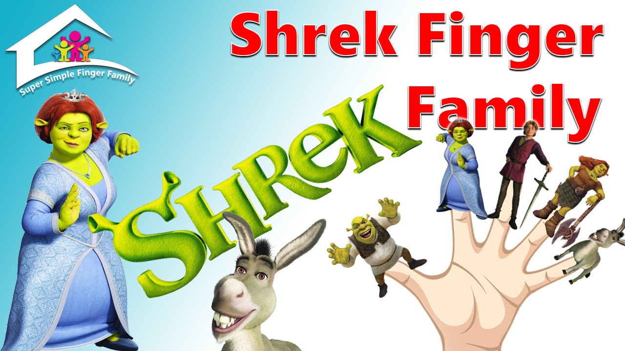Shrek finger family | Finger Family Rhymes - YouTube