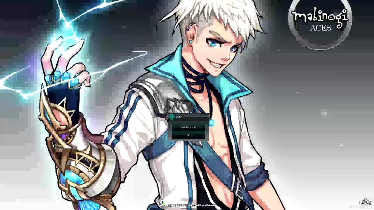 Mabinogi Merlin Hero Login Screen - YouTube