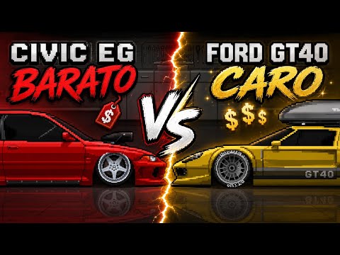 ¿Puede un Civic barato ganarle a un Ford GT40? | Pixel Car Racer