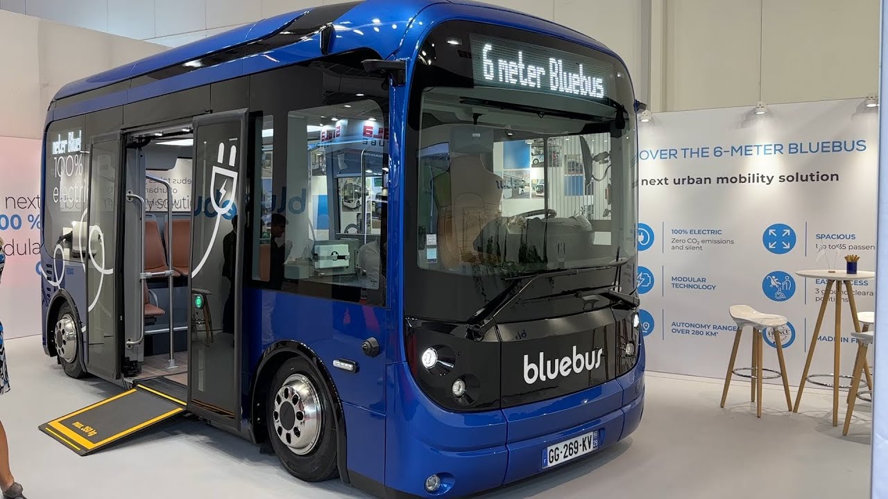 2024 Bluebus 6m Electric Bus Review - Another Beauty | TruckTube - YouTube