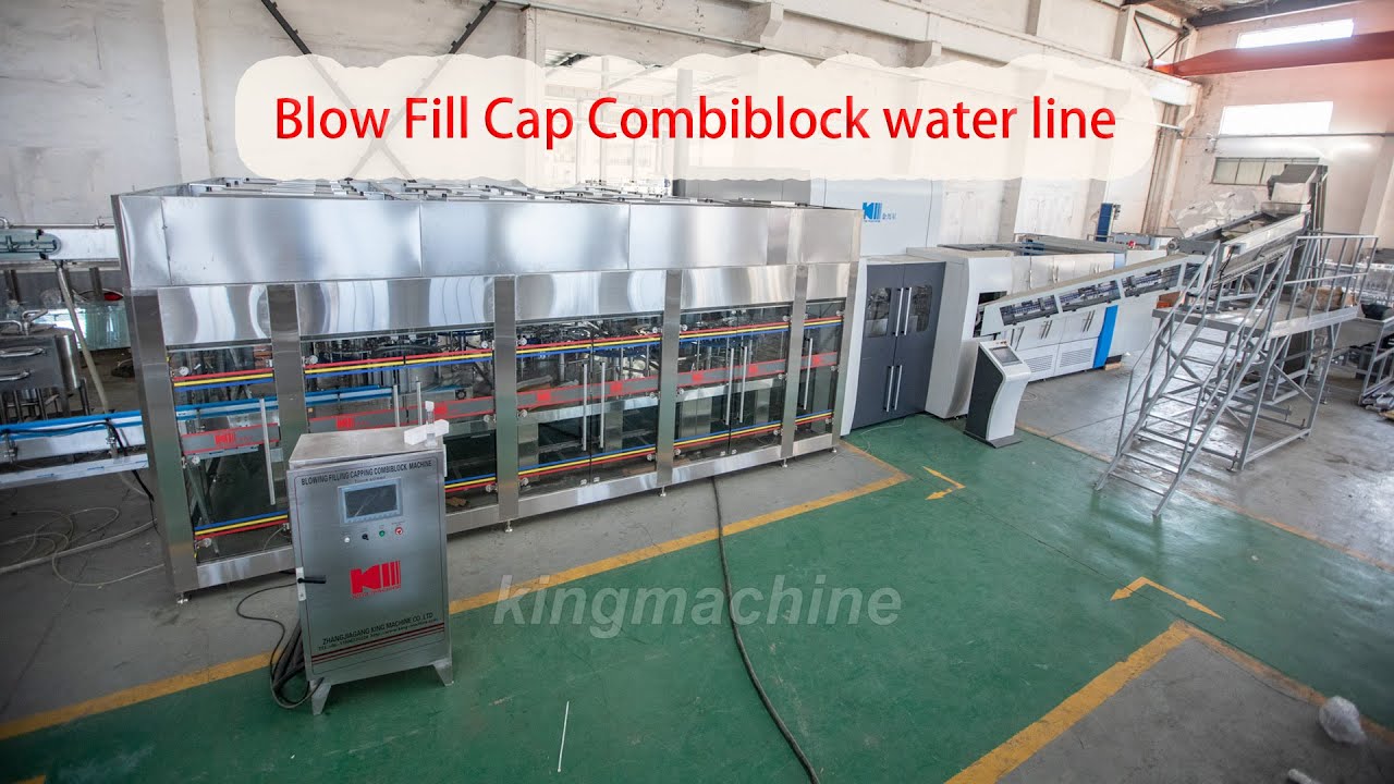 Blowing filling capping Pure Water Beverage Drink Combiblock Filling ...