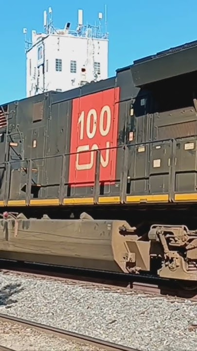 #nstrains #train NS 372 with NS 4539 and a CN 100th anniversary unit 2nd - YouTube
