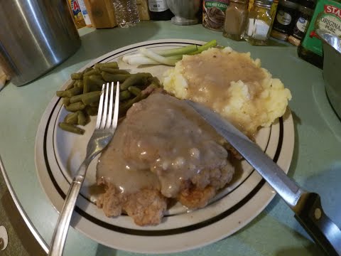Cooking with Cast Iron. Cubed Pork Cutlets with Gravy. Savor the Flavor ...