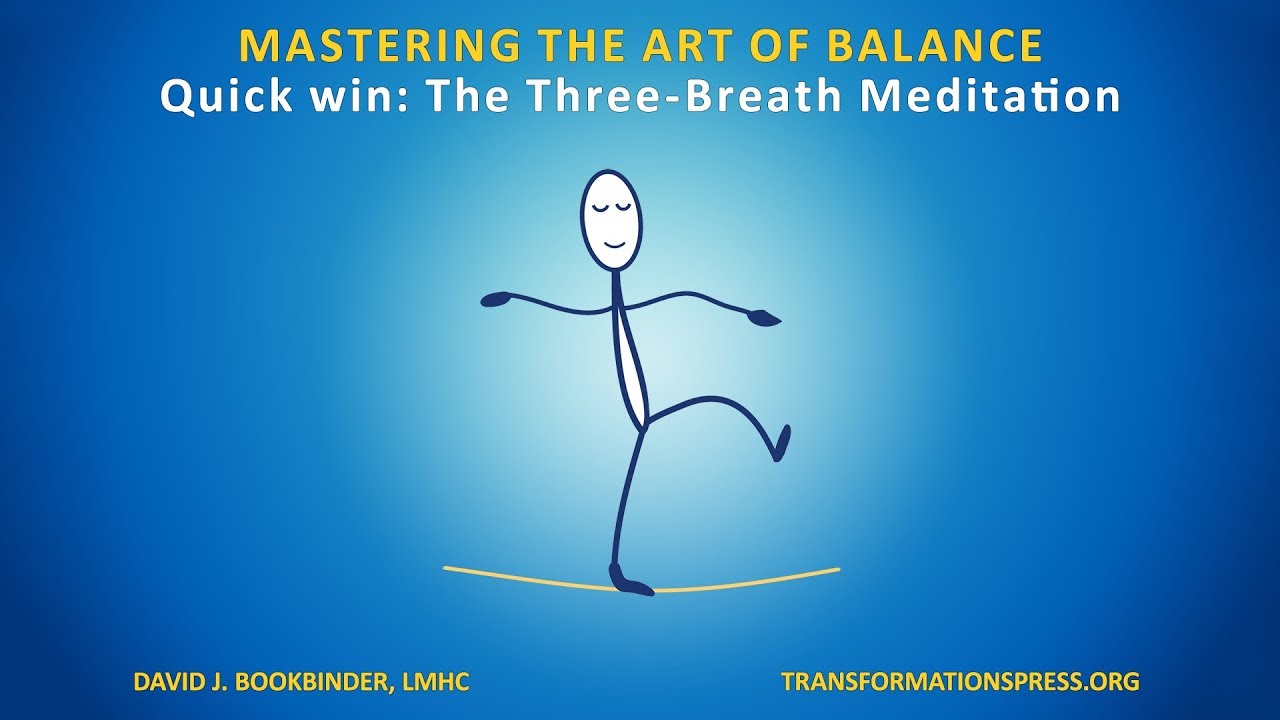 Quick Win: Three-Breath, One-Minute Meditation - YouTube