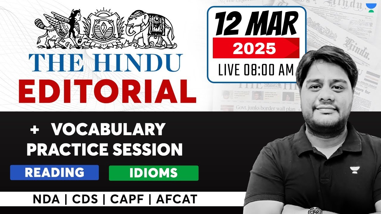 Daily The Hindu Editorial Analysis | 11 March 2025 Editorial Analysis ...