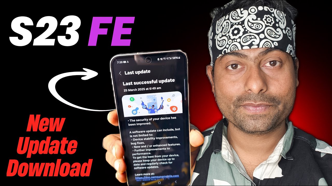 Samsung S23 FE March Security Patch Update || S23 FE One UI 7 Update ...