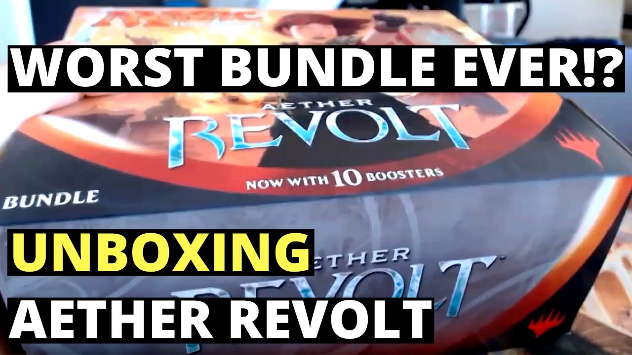 MTG Aether Revolt Bundle Unboxing - YouTube