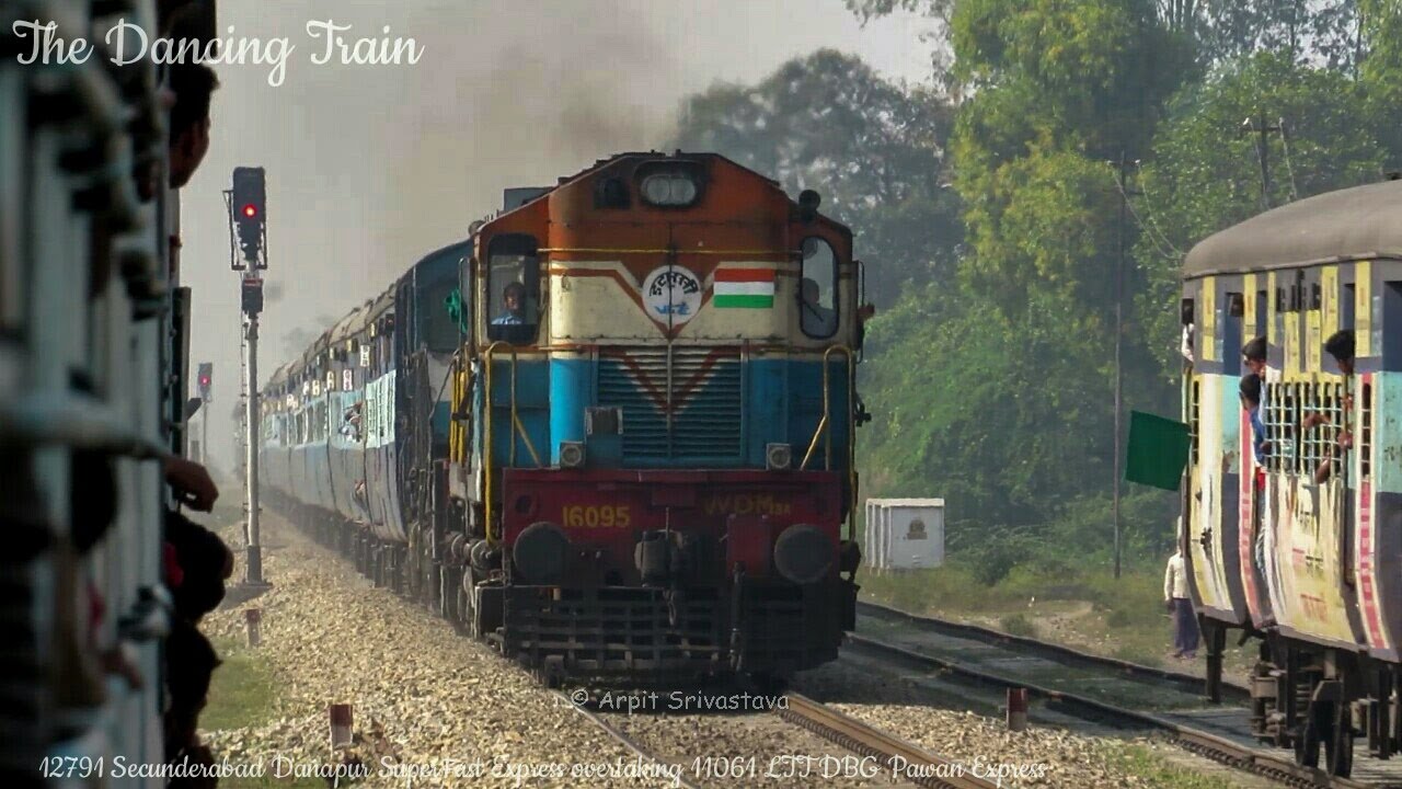 Indian Railways The Dancing Train 12791 SC DNR SF EXPRESS - YouTube