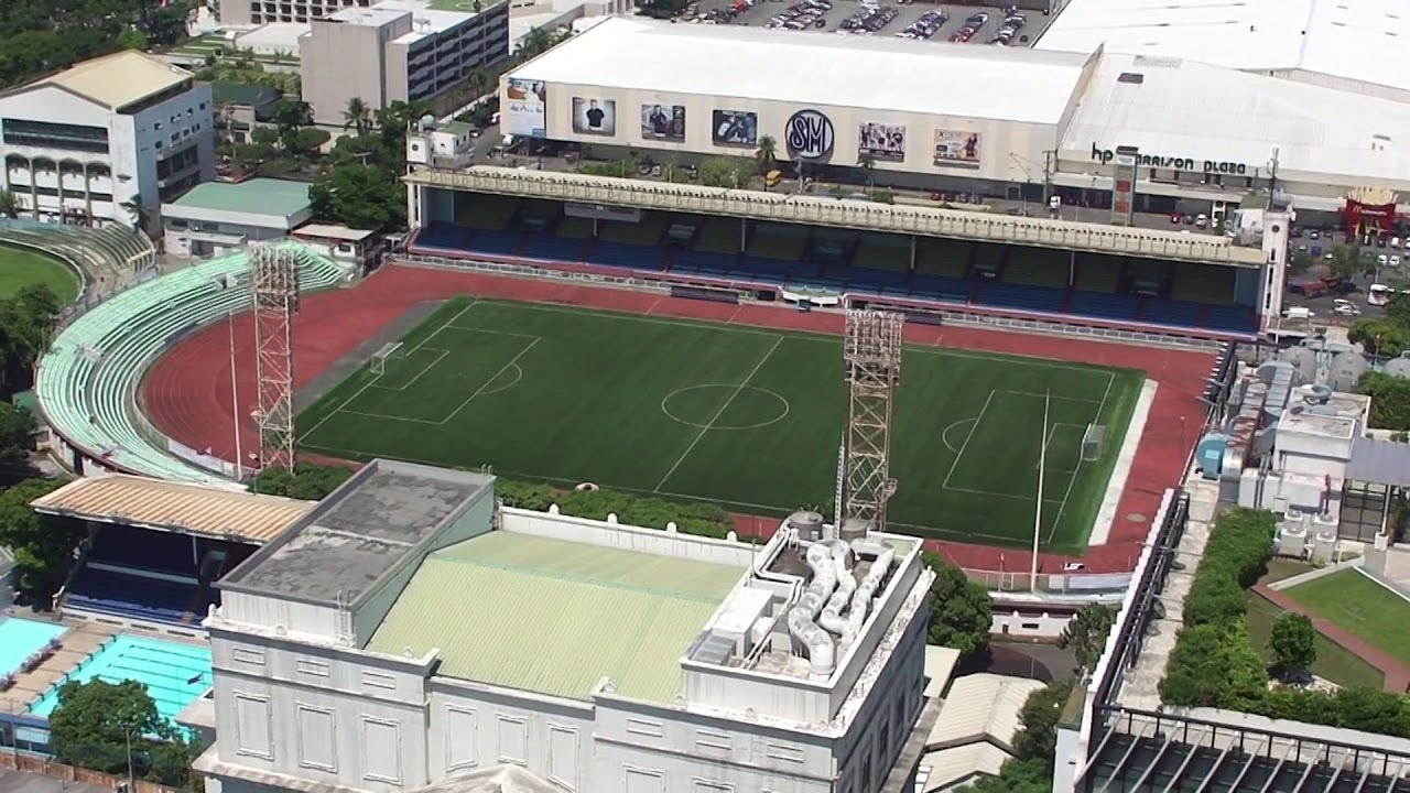 File footage - Manila aerial views - Taft, DLSU, Rizal Memorial Complex ...