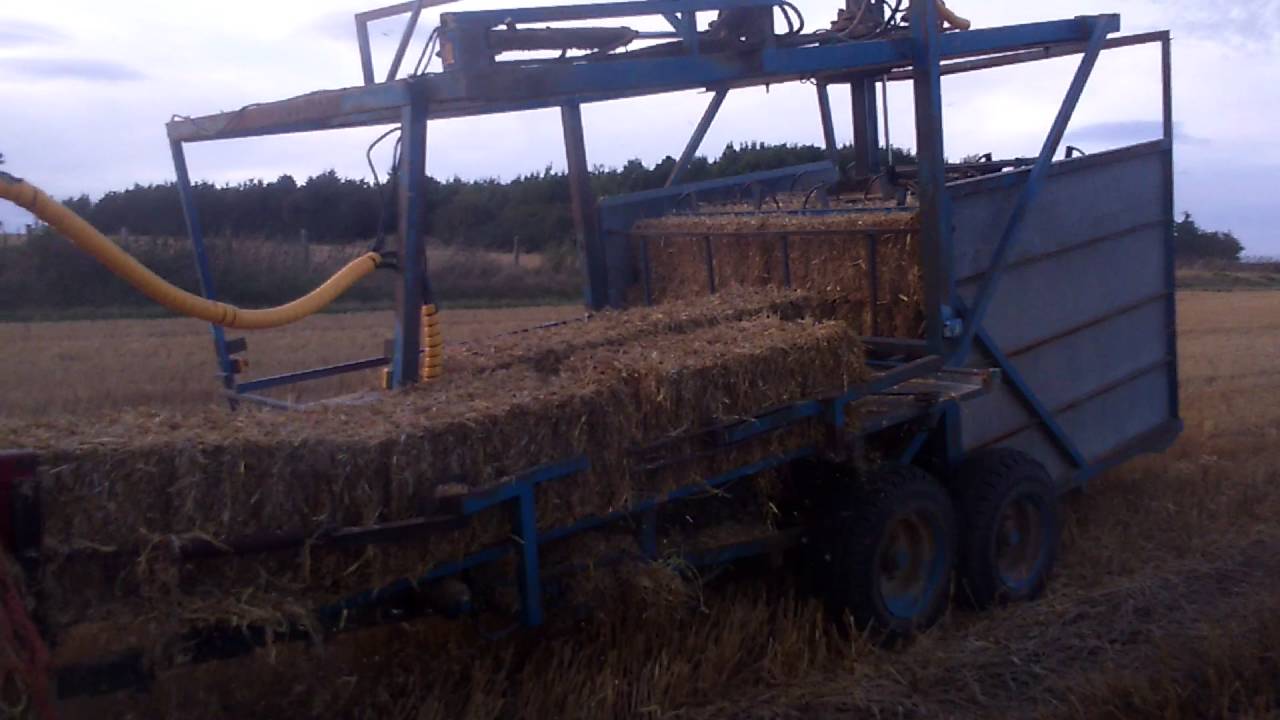 Baling and 40 Bale sledge - YouTube