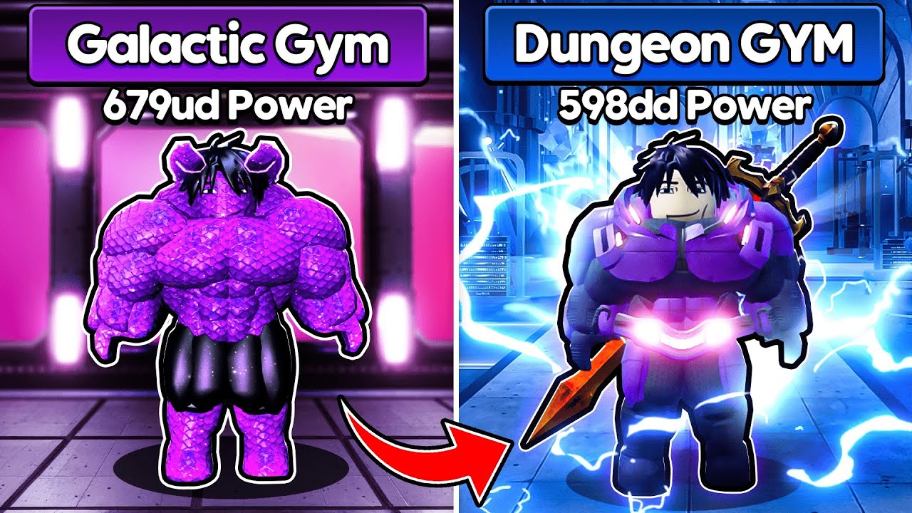 I Unlocked NEW DUNGEON Gym in Roblox Gym League! - YouTube
