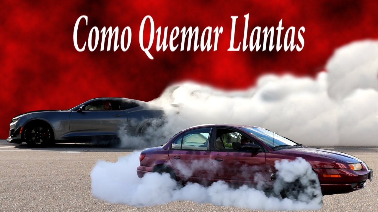 Como quemar llantas en un carro manual y en uno automatico - YouTube