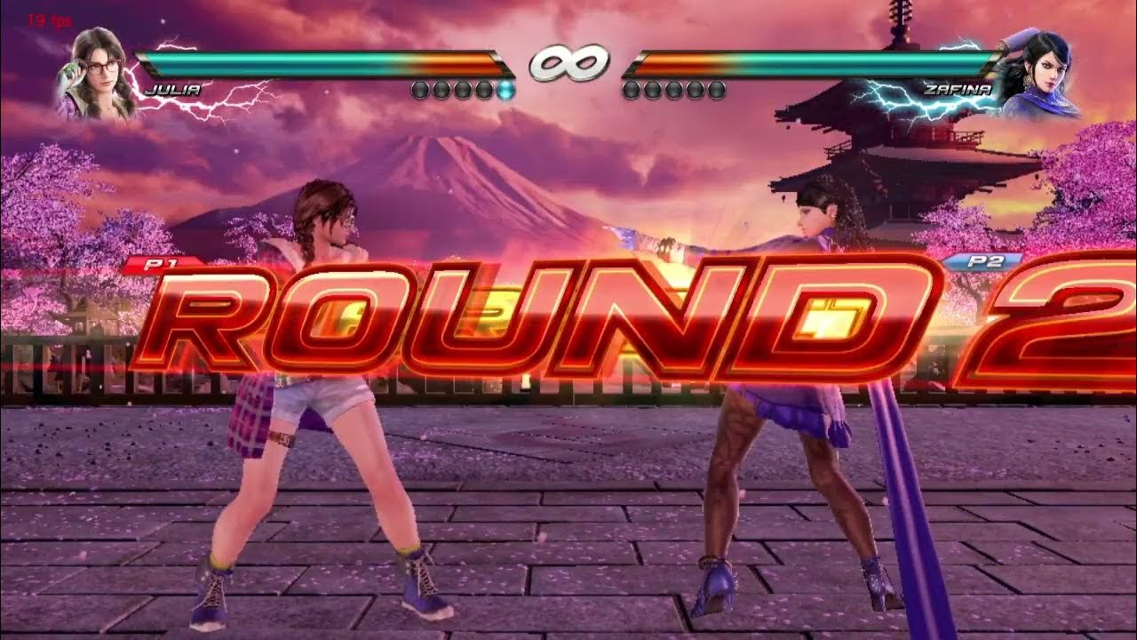 Tekken 7 Julia mad axes on zafina 5 rounds - YouTube
