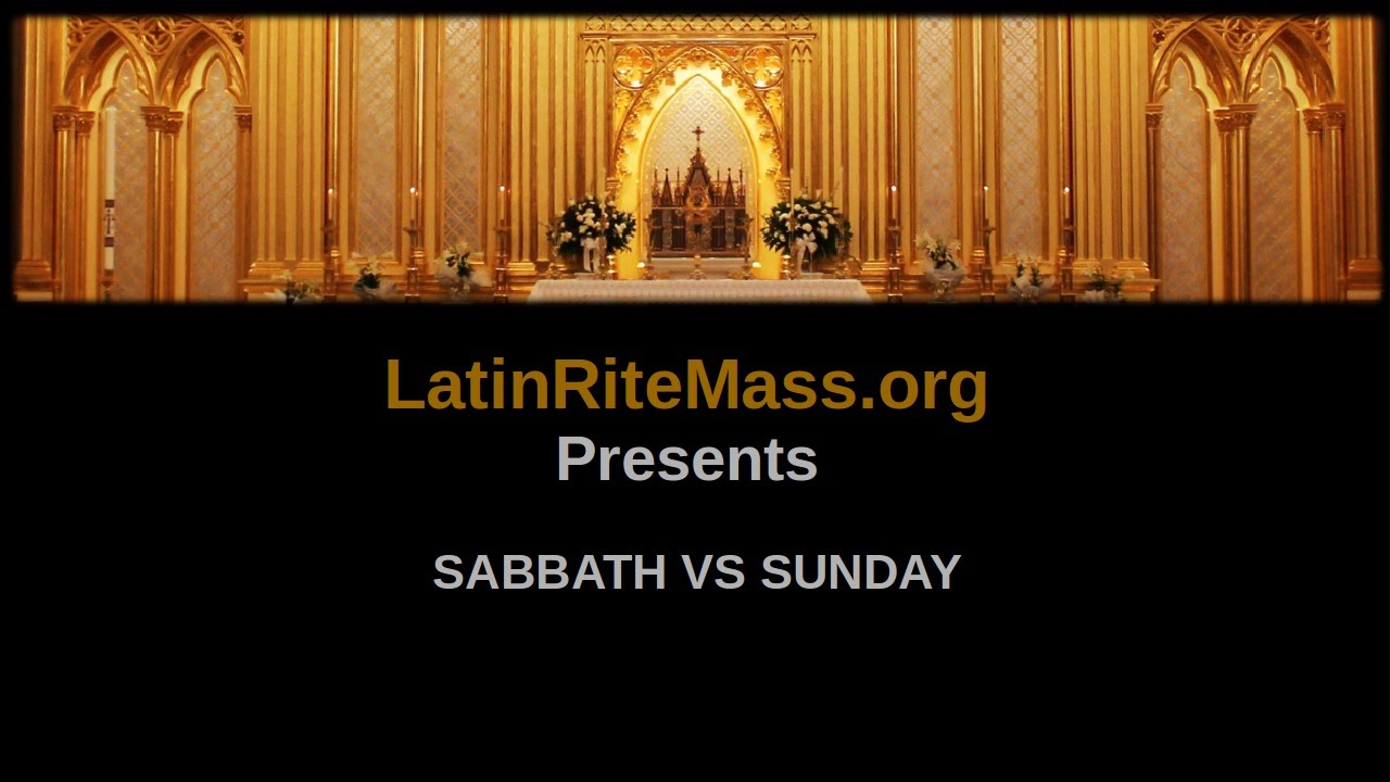 SABBATH vs SUNDAY - YouTube