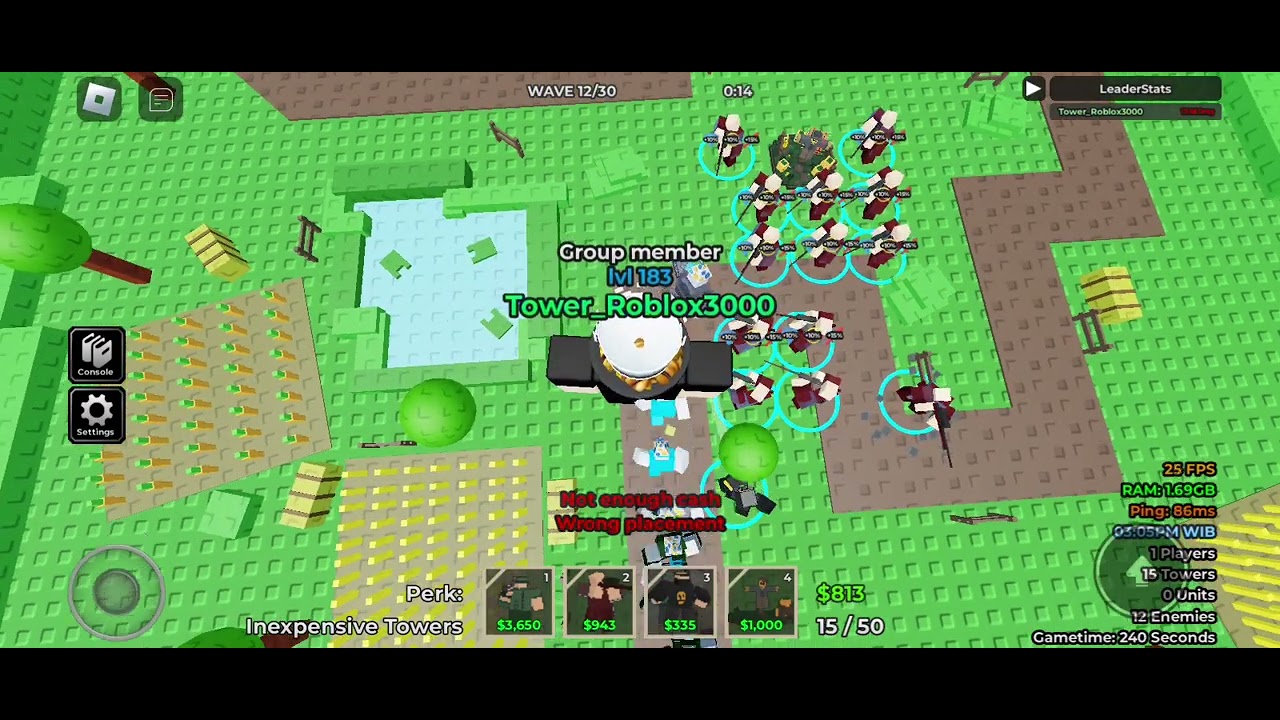 standard solo with inex ruby sniper because idk | Master Tower Defense ...