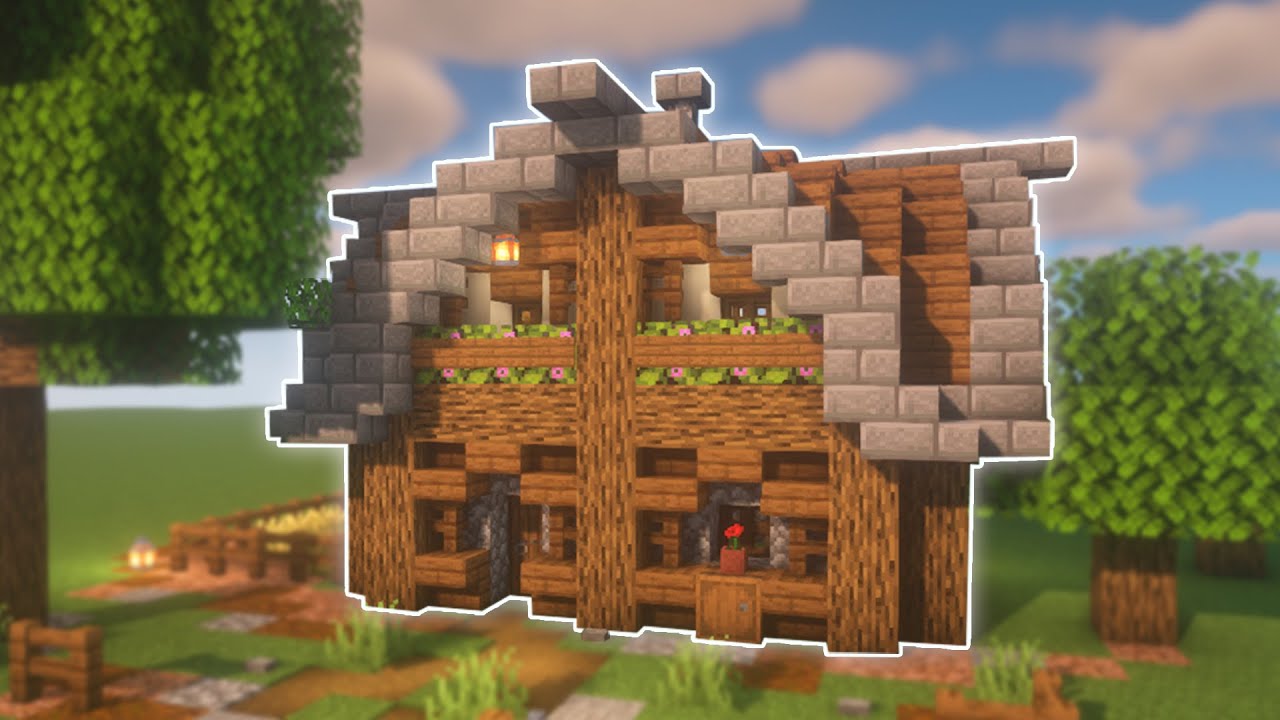 Minecraft Tutorial | Casa Medieval Bonita e simples! - YouTube