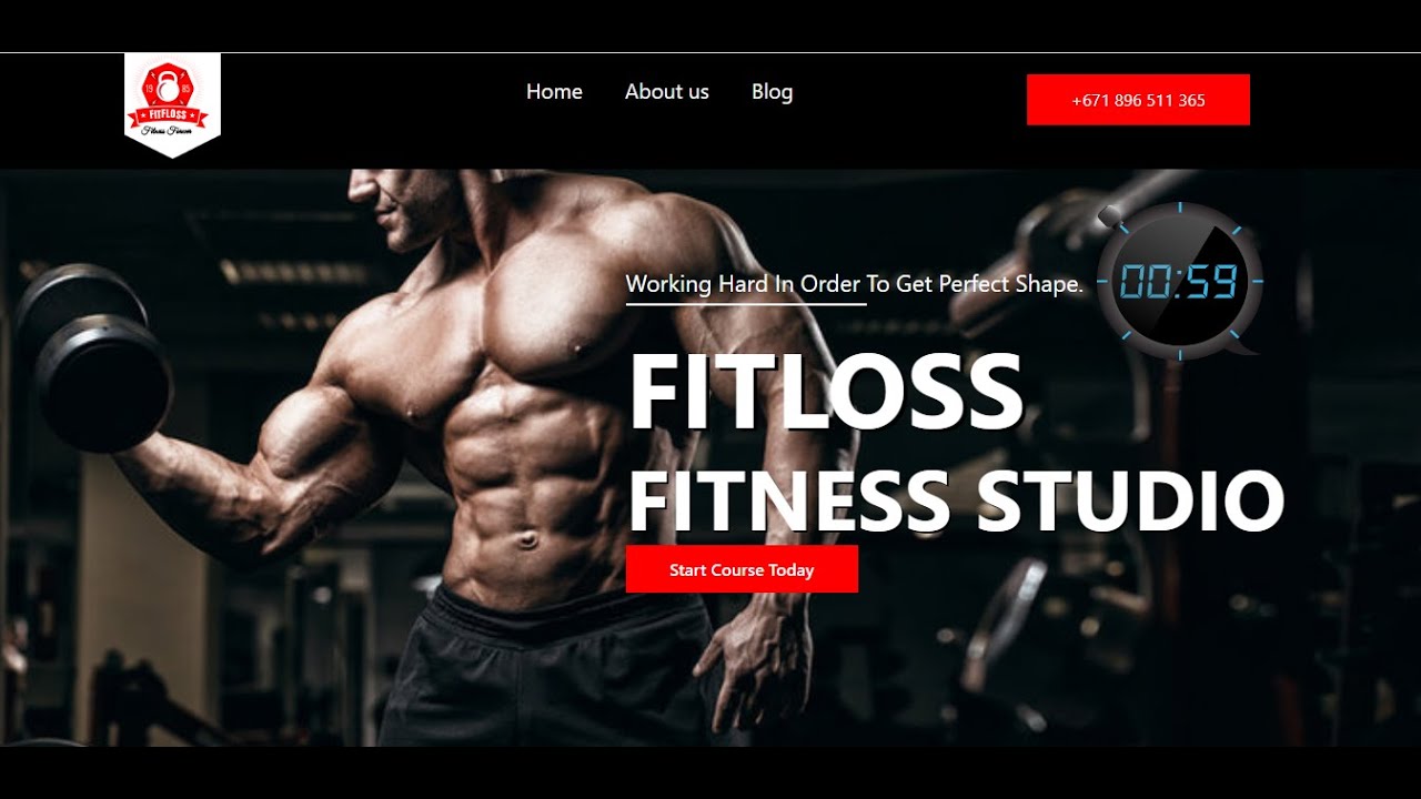 Build Complete Website Using Html Css And Bootstrap Youtube