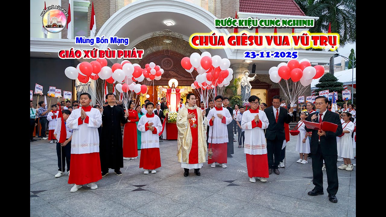Slideshow RUOC KIEU CUNG NGHINH MUNG CHUA KITO VUA VU TRU BON MANG GIAO XU BUI PHAT 23 11 2025 ...