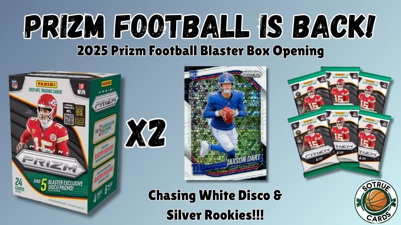 Prizm Football Is Back!!! 2025 Prizm Football | White Disco Parallels ...