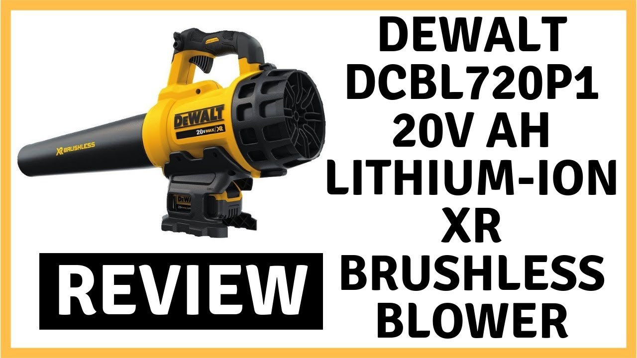DEWALT DCBL720P1 20V MAX 5.0 Ah Lithium Ion XR Brushless Blower ...