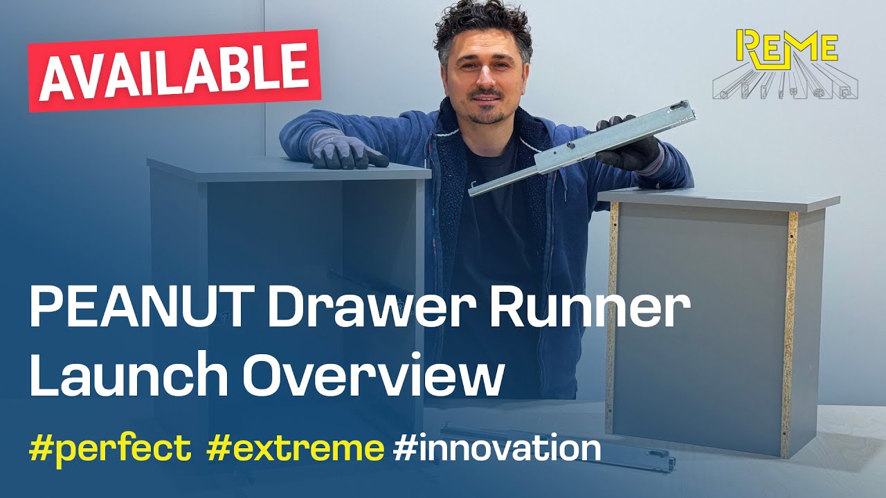 PEANUT Drawer Runner | Tool-less Installation | Launch Overview - YouTube