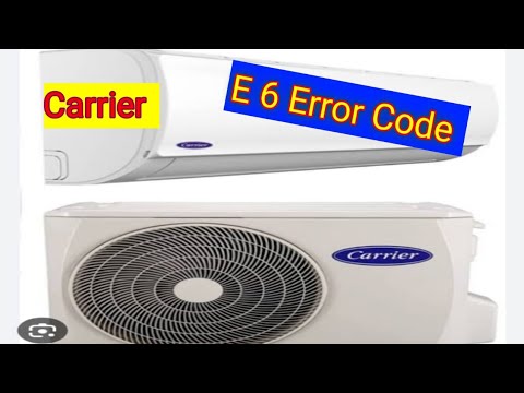 Carrier ac error code E6.... 100% problem solved - YouTube