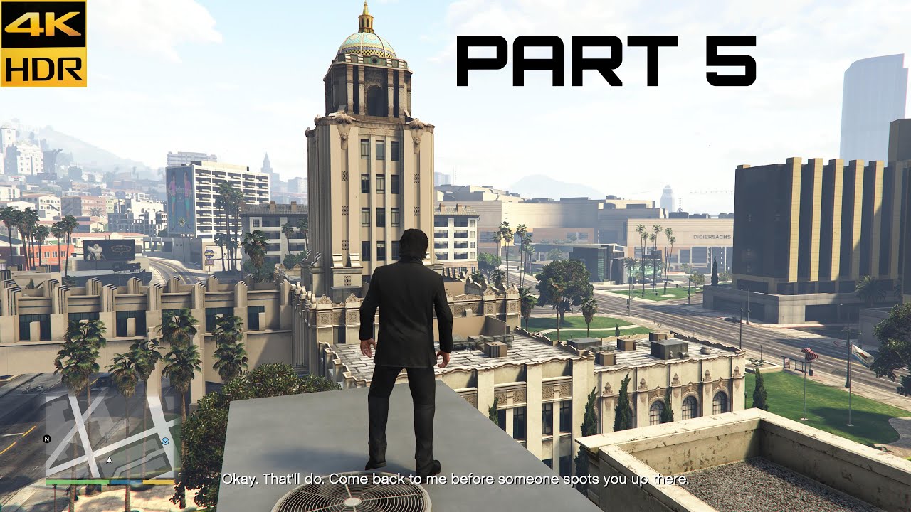 Grand Theft Auto V Full Gameplay (Expanded and Enhanced) Part 5 PS5 4k ...