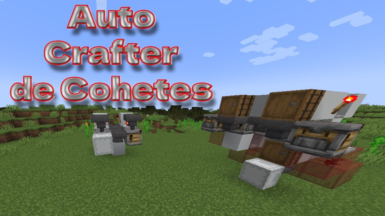 🤔COMO HACER COHETES de Nivel 3 AUTOMATICAMENTE🤔 || 🌍en Minecraft🌍1.21 ...
