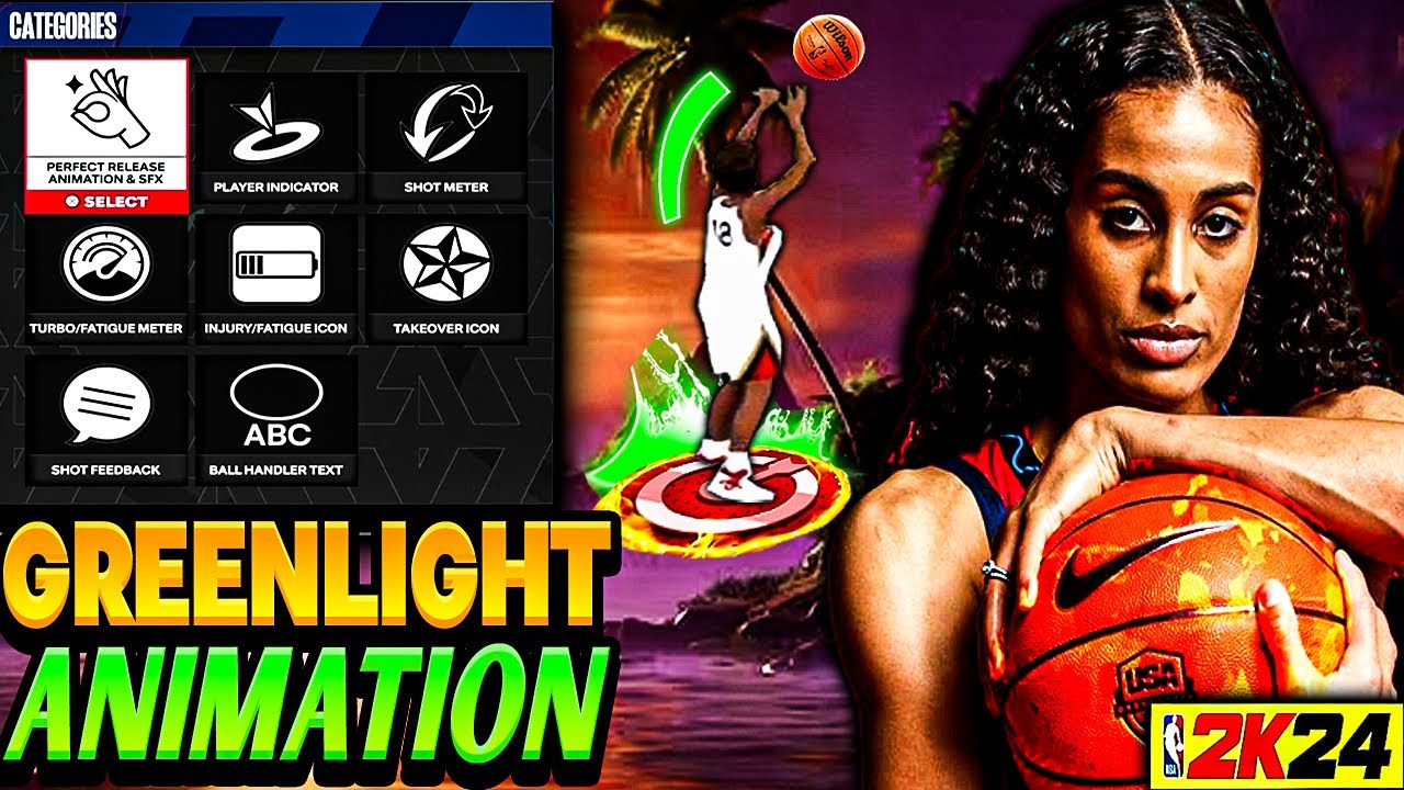 HOW TO UNLOCK ALL GREENLIGHT JUMPSHOT ANIMATIONS EFFECTS IN NBA 2K24 ...