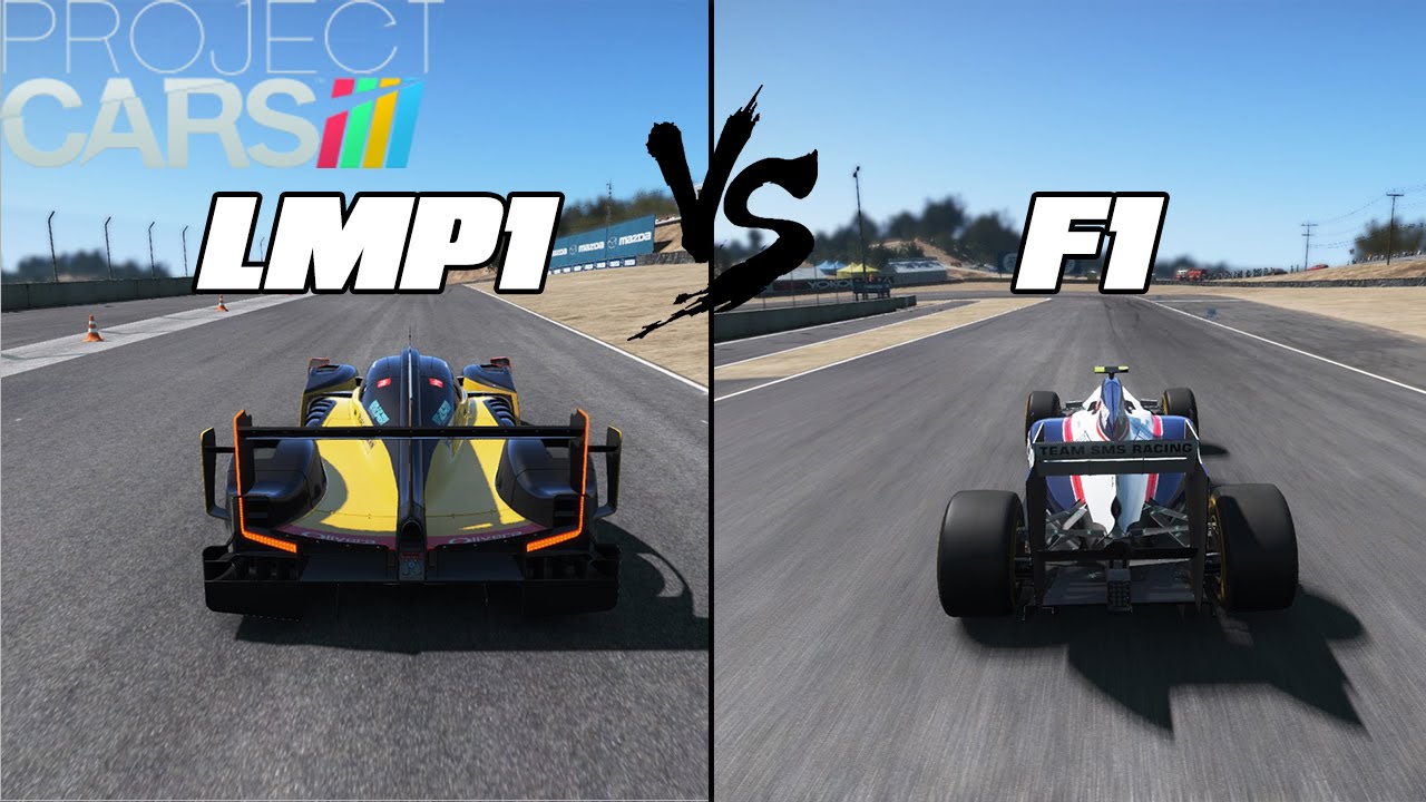 Project Cars I LMP1 vs F1 - YouTube