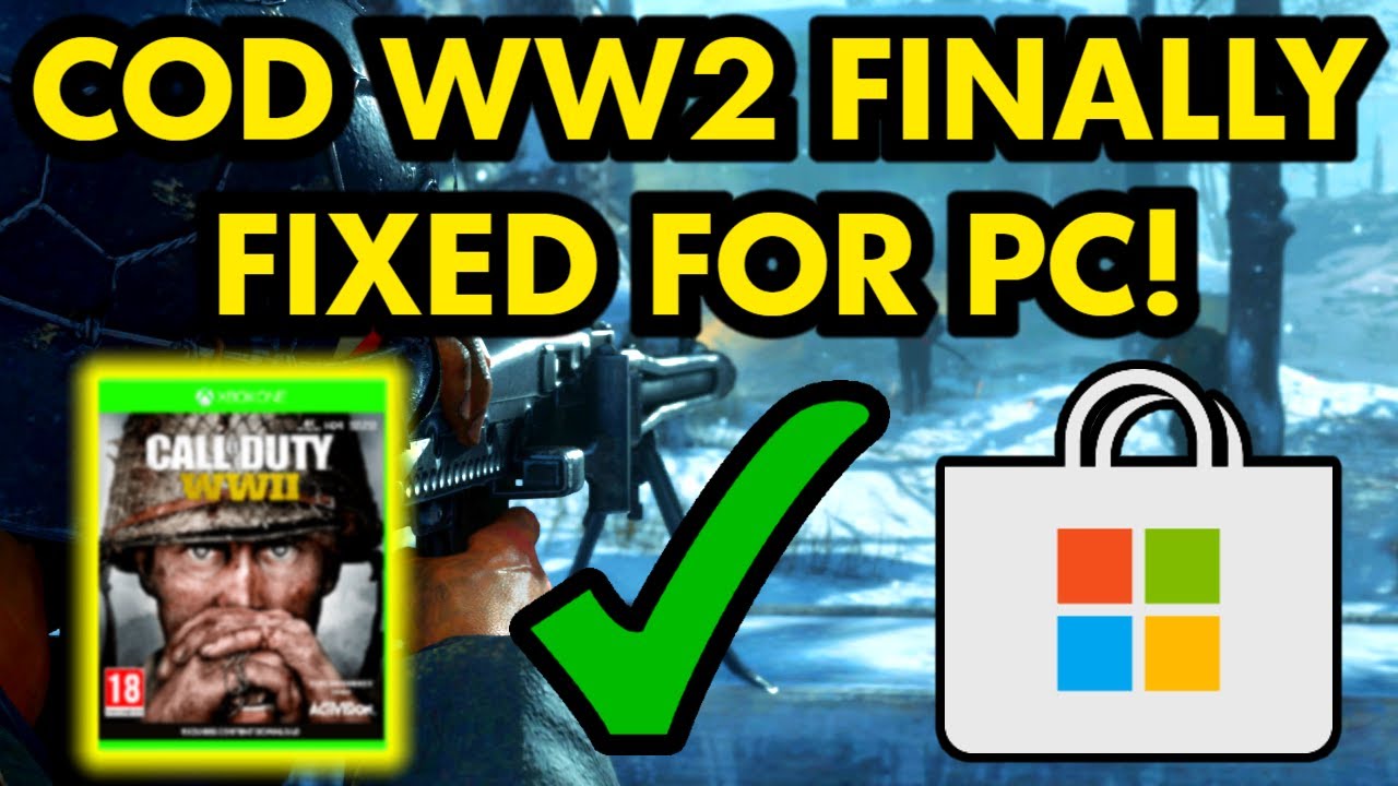COD WW2 Is Finally Fixed For PC! - YouTube