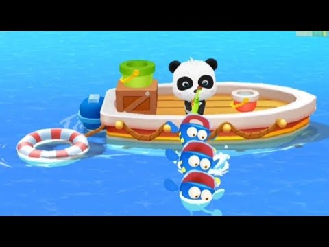 Cute Little Panda Fishing Games for Kids | Little Panda | Fishing Video ...