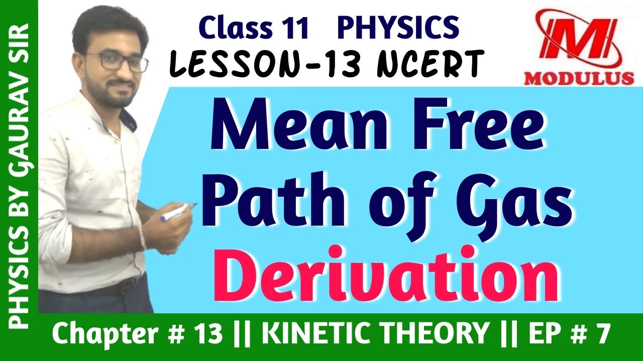 11 Physics || Mean Free Path || mean free path class 11 physics ...