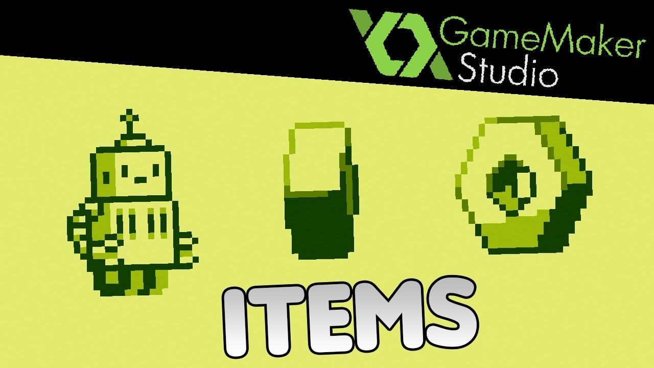 Tutorial Game Maker Studio: Items - YouTube