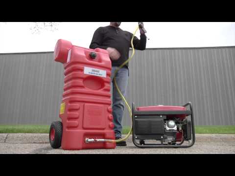 Roughneck Poly Gas Caddy - 25-Gal. Capacity