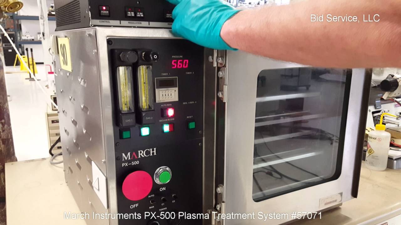 March Instruments PX-500 Plasma Treatment System #57071 - YouTube