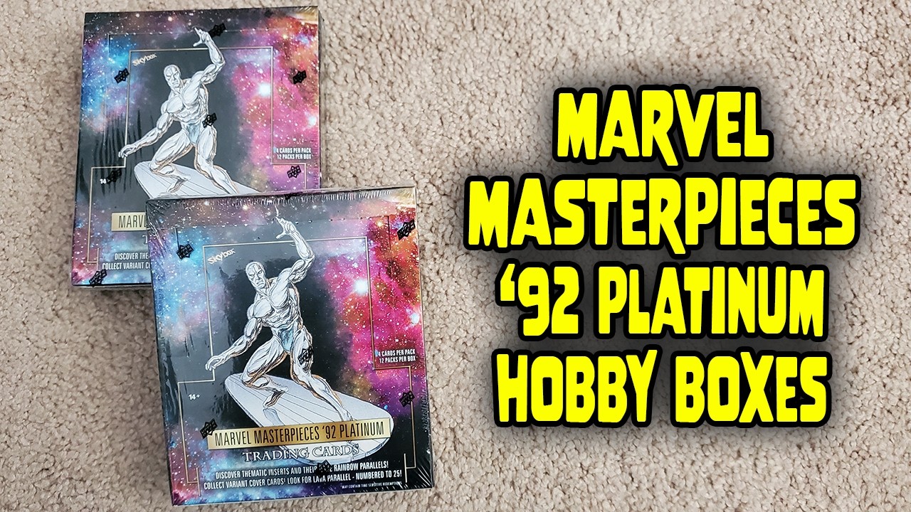 Round 3: Marvel Masterpieces '92 Platinum Hobby Box Unboxing - YouTube