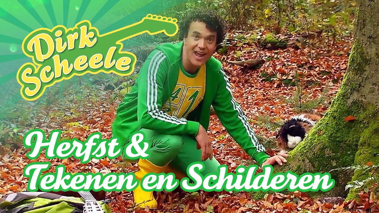 Dirk Scheele - Herfst & Tekenen en schilderen 🍁🎨 | Op Stap met Dirk ...