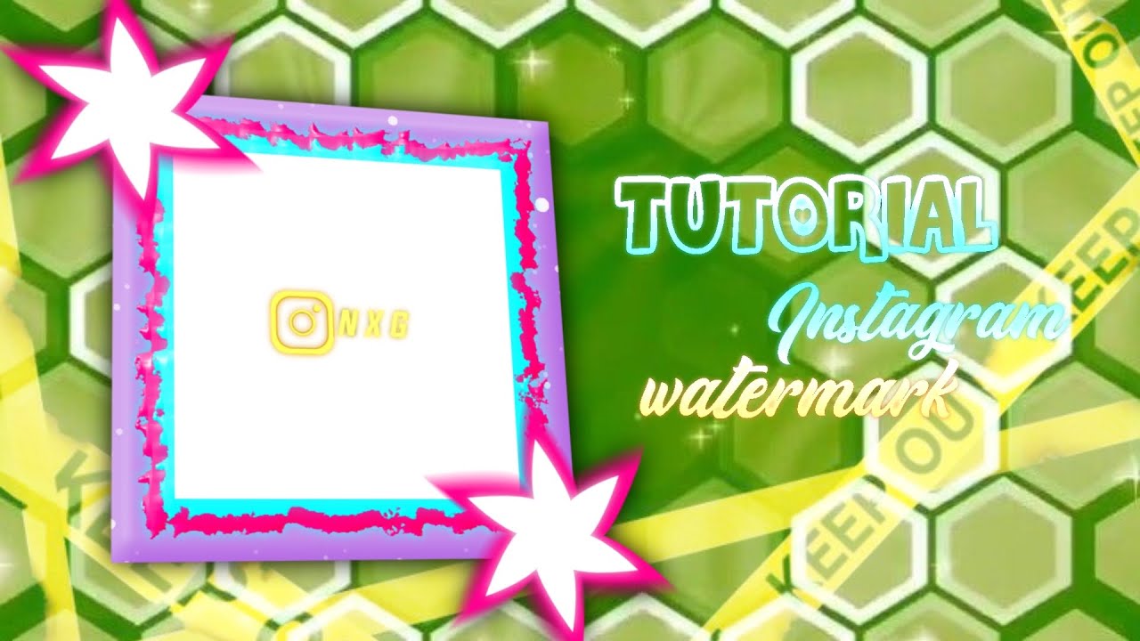 Instagram watermark | tutorial | alight motion | nxg..☠️⚡ - YouTube