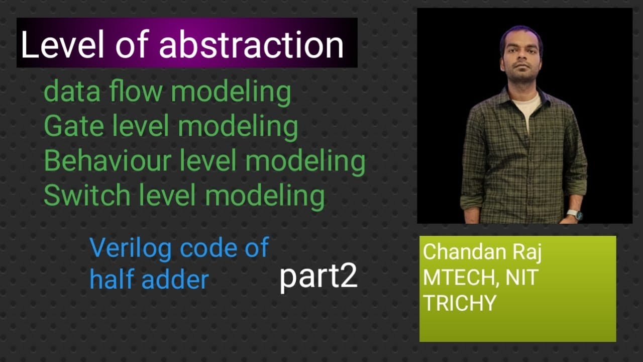 #Level #of #abstration in #veriloghdl #lec7 #part2 - YouTube