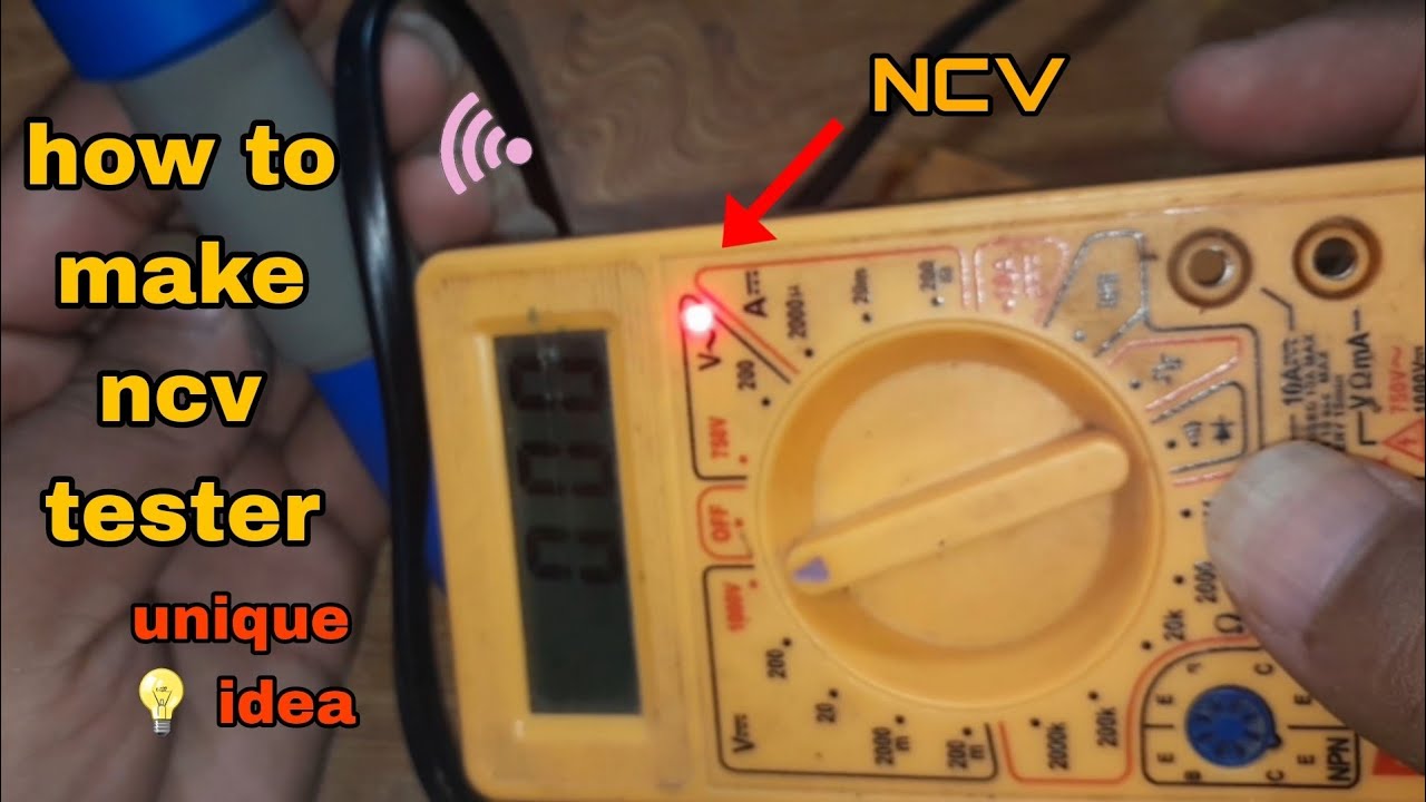 how to make NCV multimeter /unique idea - YouTube