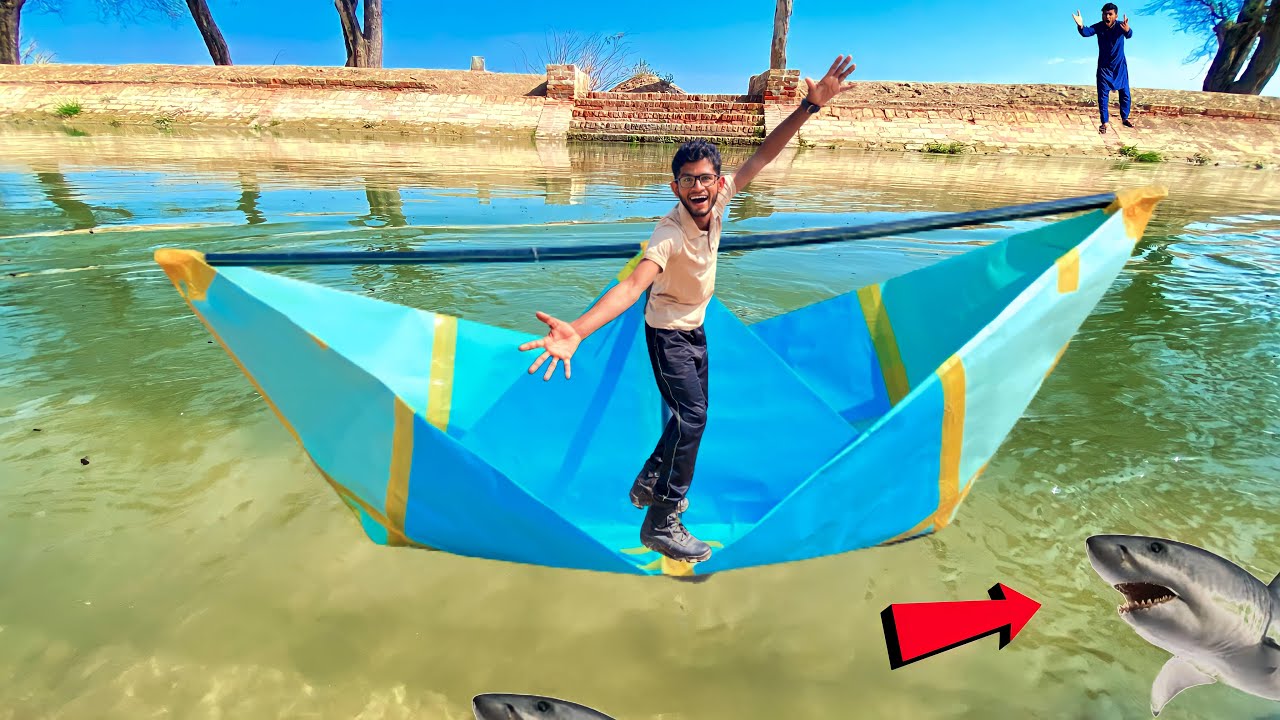 We Made World Largest Paper Boat | यह बड़ी कागज की नाव पानी में कितनी ...