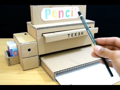 How to make AUTOMATIC PENCIL MACHINERY| Tutorial |School Children Must ...