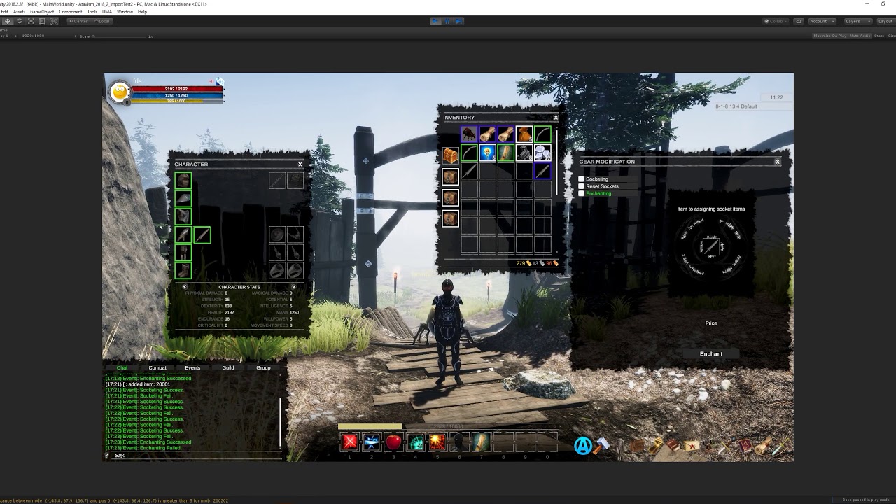 Atavism Online - Sneak Peek - Socketing & Enchanting - YouTube