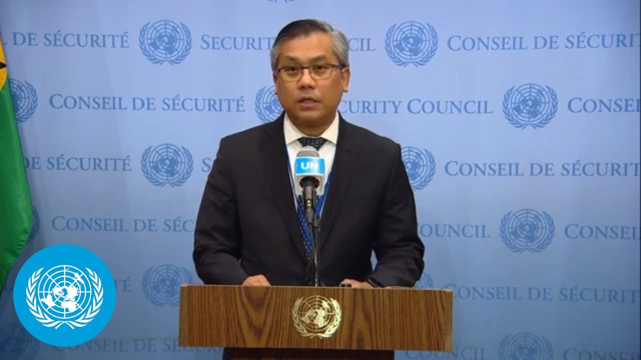 Myanmar on Myanmar - Security Council Media Stakeout - YouTube