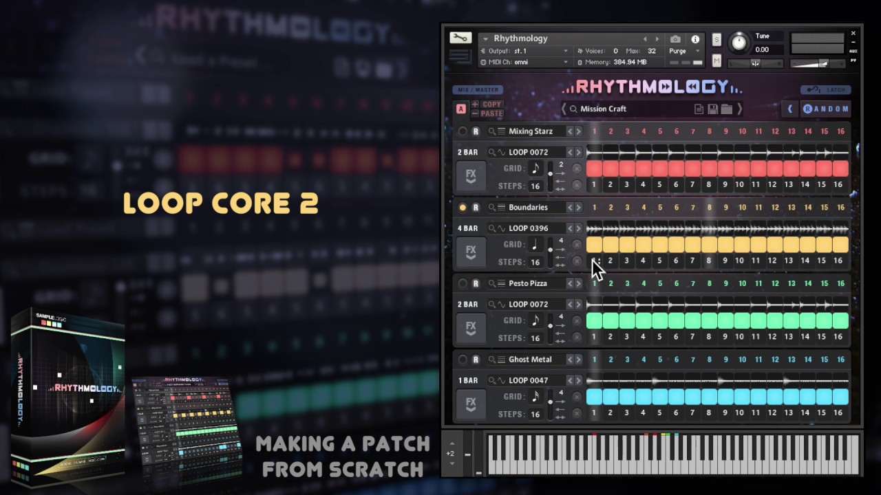 Rhythmology Making a Patch from Scratch - SampleLogic - YouTube